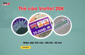 Từ A - Z Thẻ Viettel 20k: Mã thẻ, seri, ảnh đã cào, chưa cào