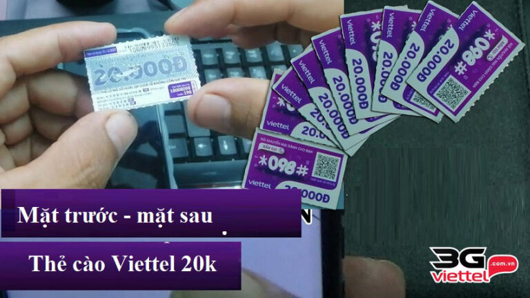 Từ A - Z Thẻ Viettel 20k: Mã thẻ, seri, ảnh đã cào, chưa cào